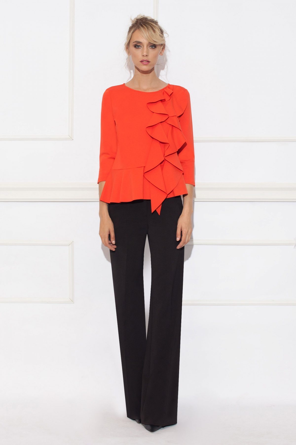 Top rosu cu volane | TOP8183 | NISSA