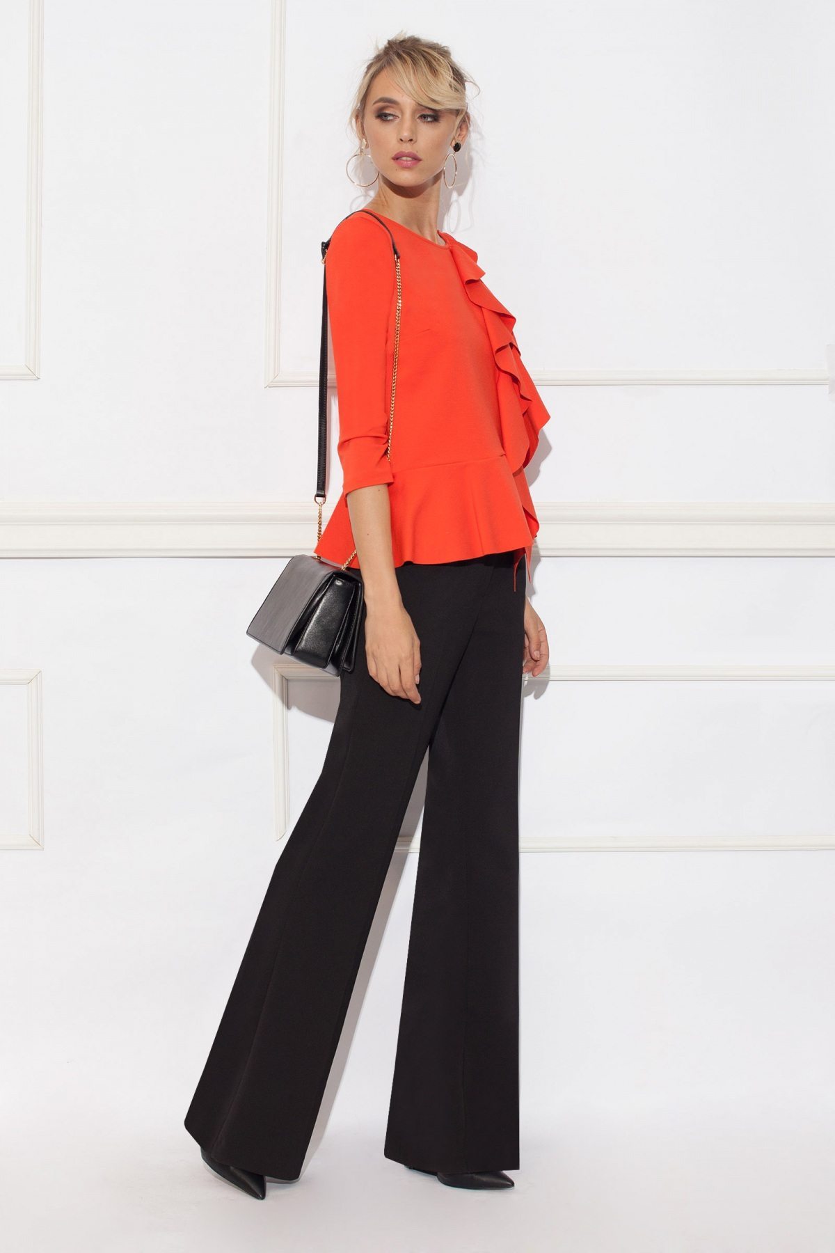 Top rosu cu volane | TOP8183 | NISSA