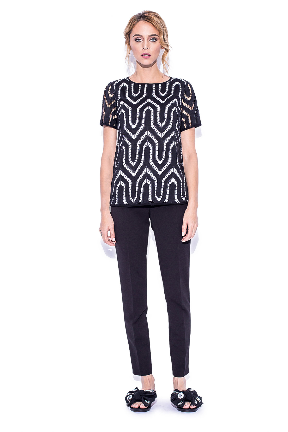 Top elegant din dantela Ghipura | top8674 | NISSA
