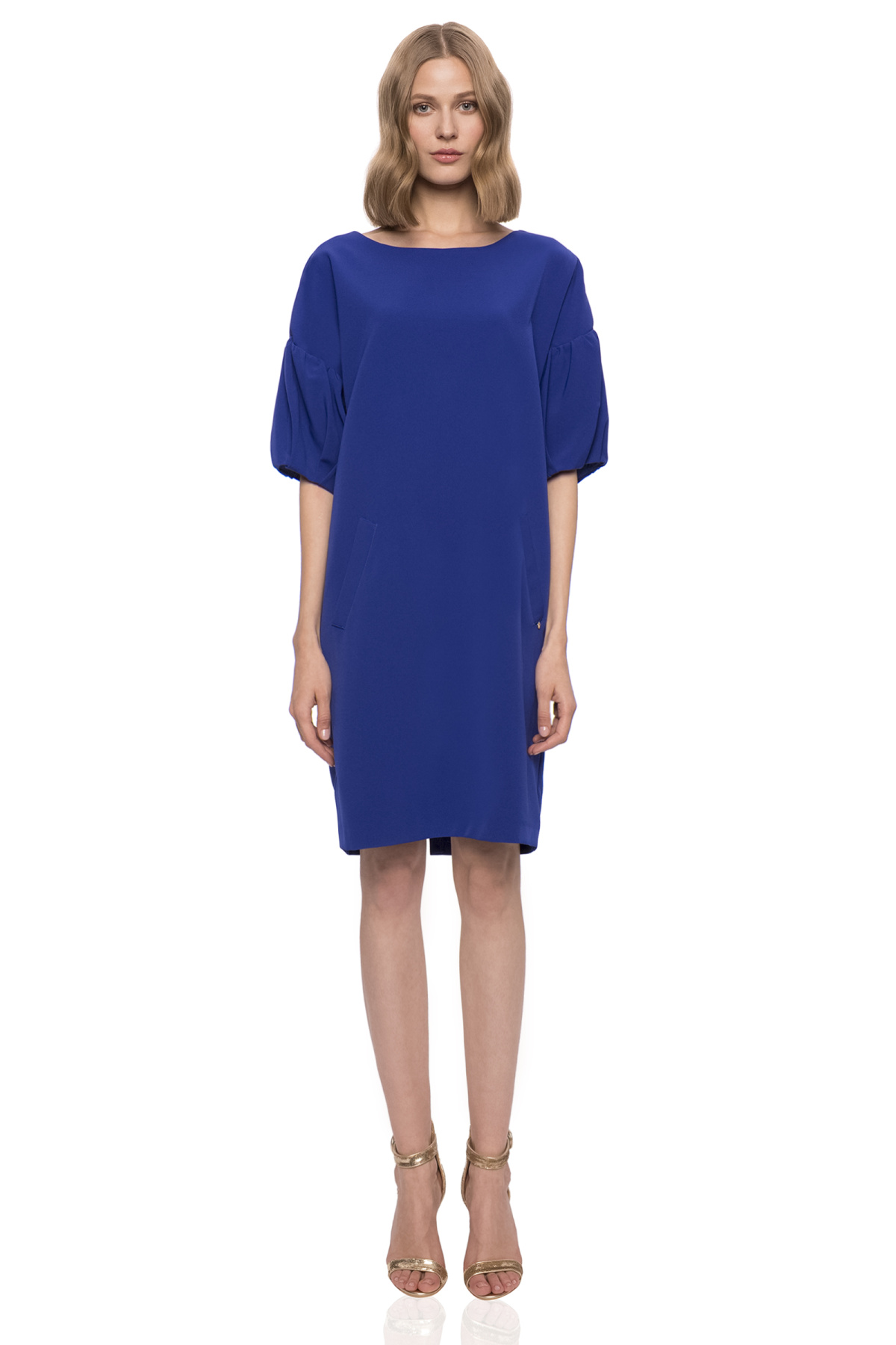 H-line dress with puffed sleeves | rz9589 | NISSA