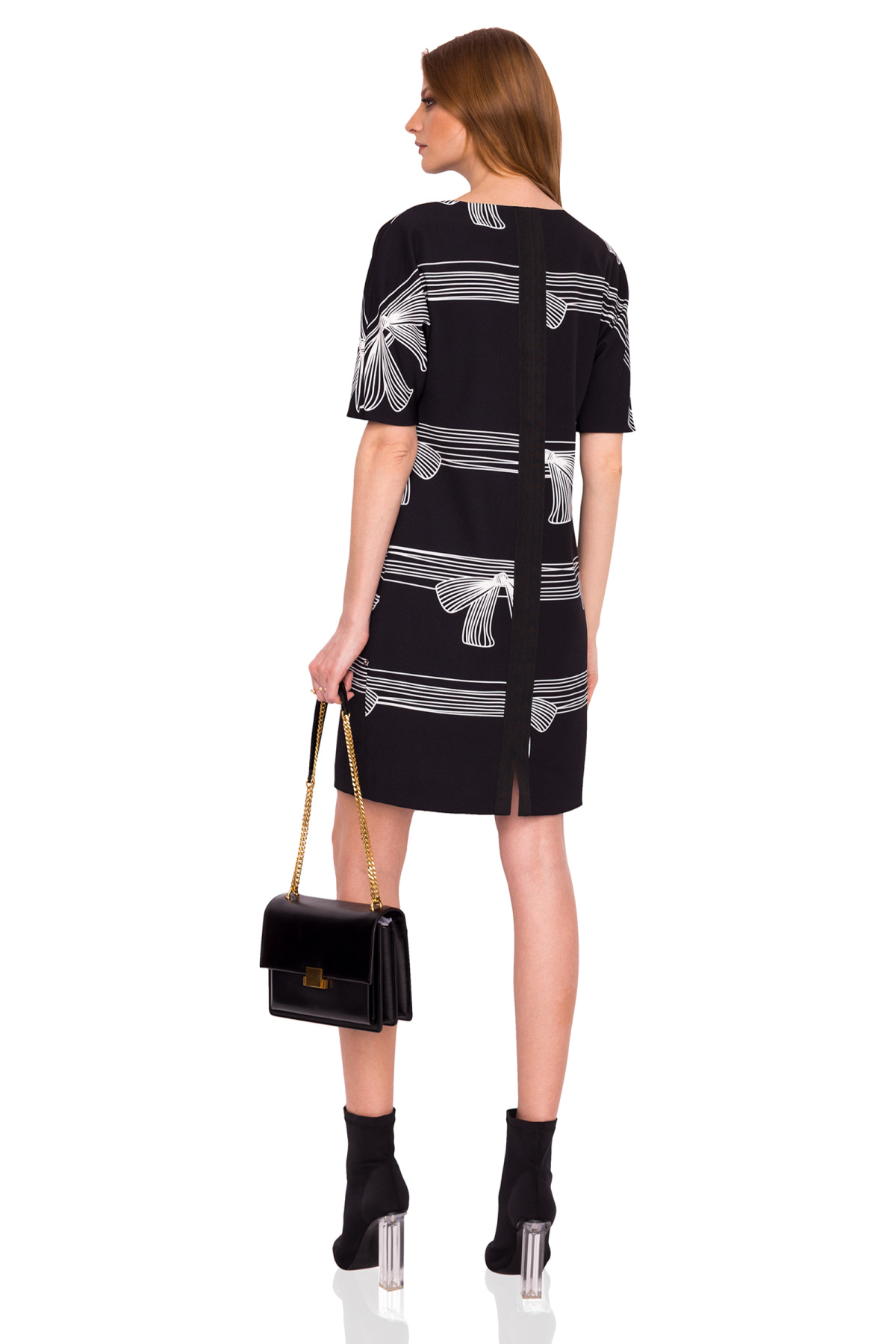 H-line dress with short sleeves | rz9465 | NISSA