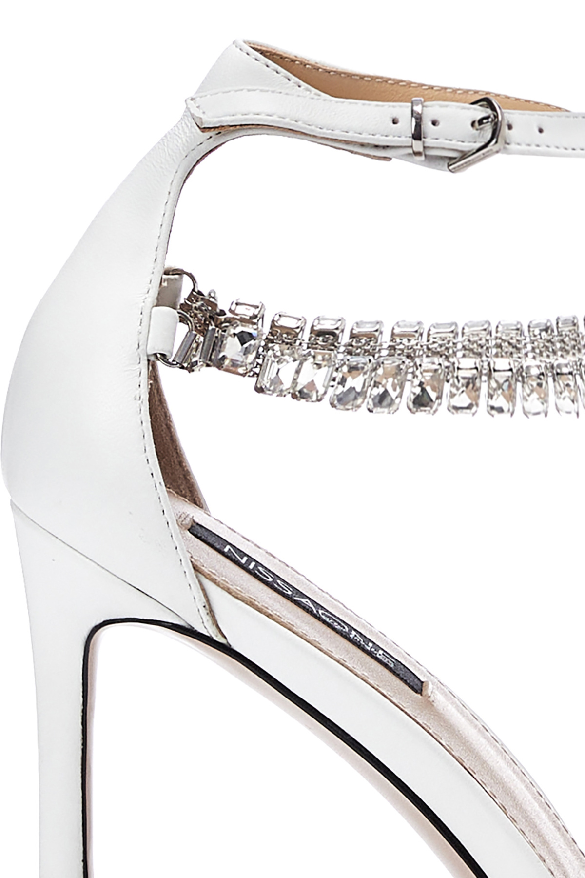 Sandale din piele cu pietre aplicate | EXSA3 | NISSA