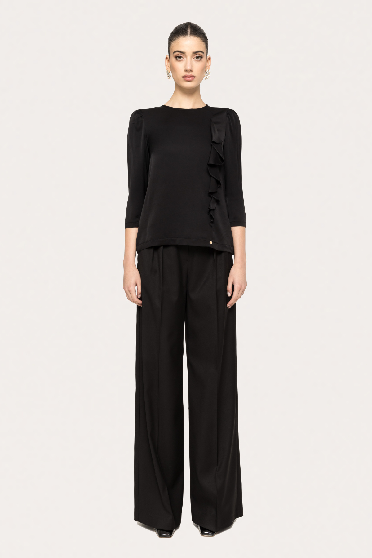 Top din vascoza cu volane | TOP15704 | NISSA